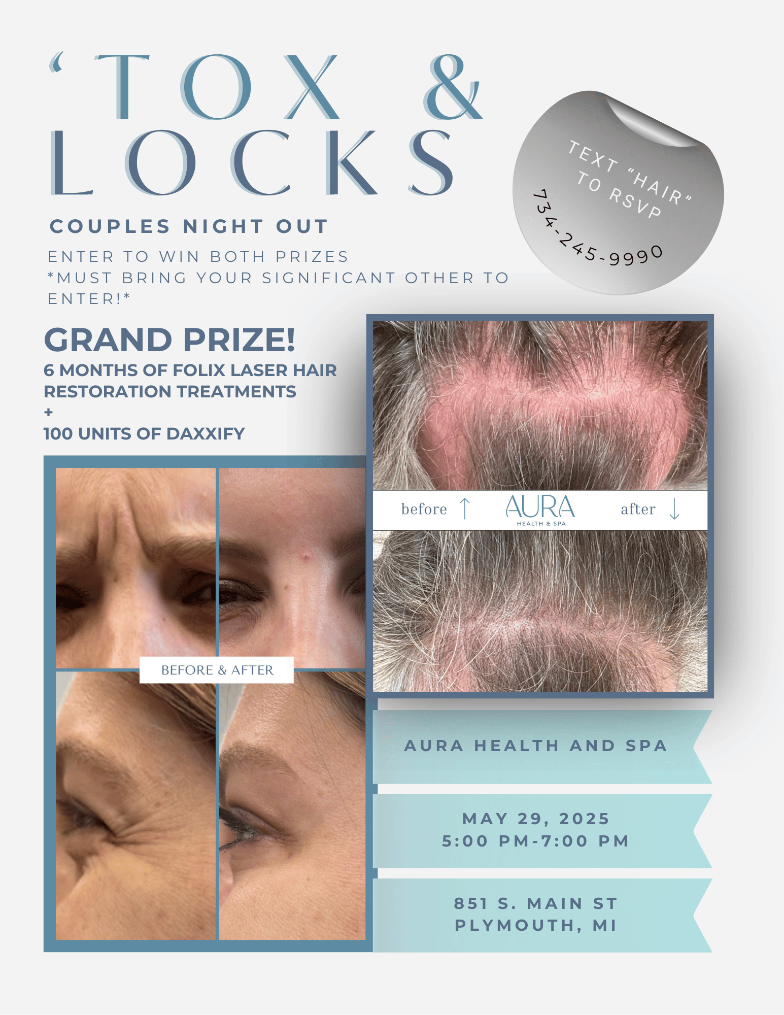 Aura Health & Spa's Top Specials & Events in Plymouth, MI